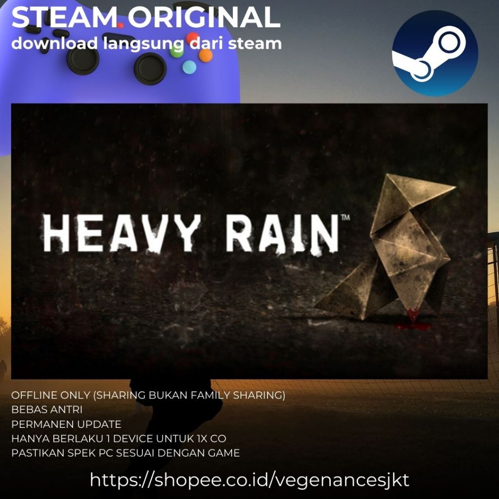 Jual Heavy Rain PC Game Sharing Original + Latest Update | Shopee Indonesia
