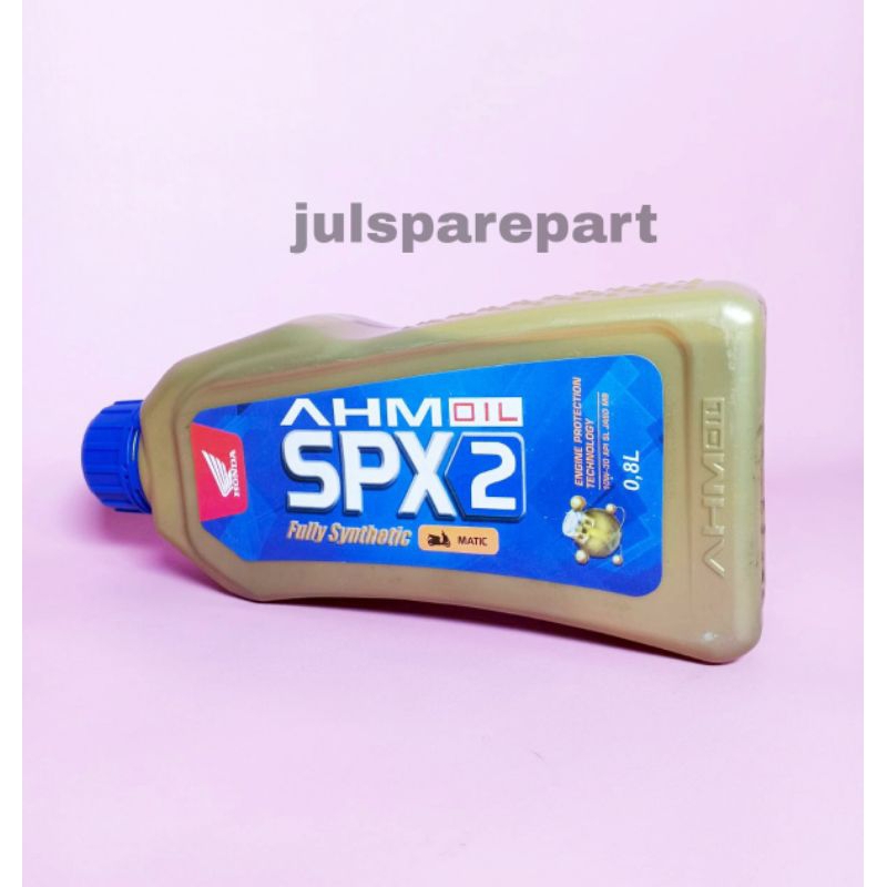 Jual OLI SPX 2 AHM 0,8 L / 800 ML 10W-30 OLI MESIN MOTOR HONDA ORIGINAL ...