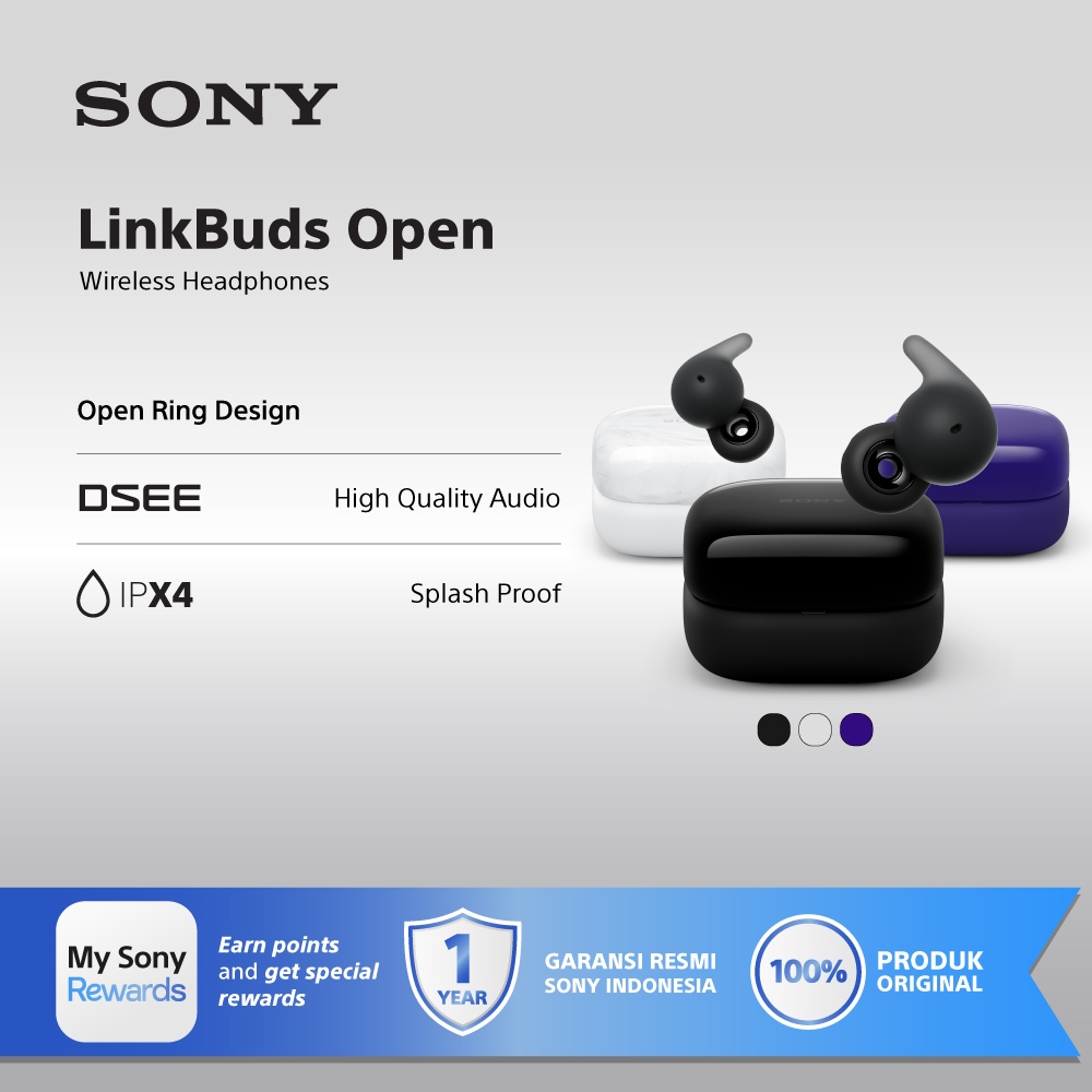Jual SONY LinkBuds Open Truly Wireless Earbuds with Open Ring Design ...
