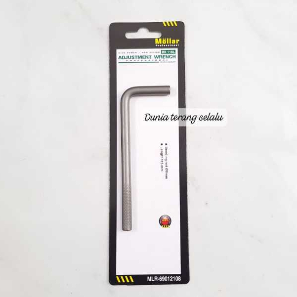 Jual Kunci Stel Klep Motor MOLLAR Kunci L lubang kotak katup kendaraan ...