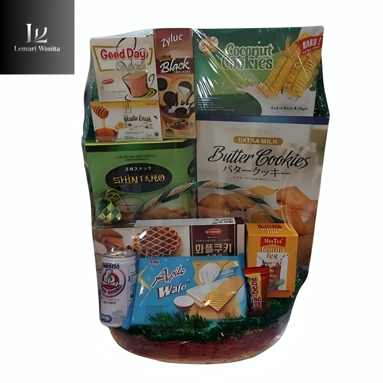 Jual PARCEL LEBARAN MAKANAN RINGAN (6) HAMPERS MURAH MERIAH | Shopee ...