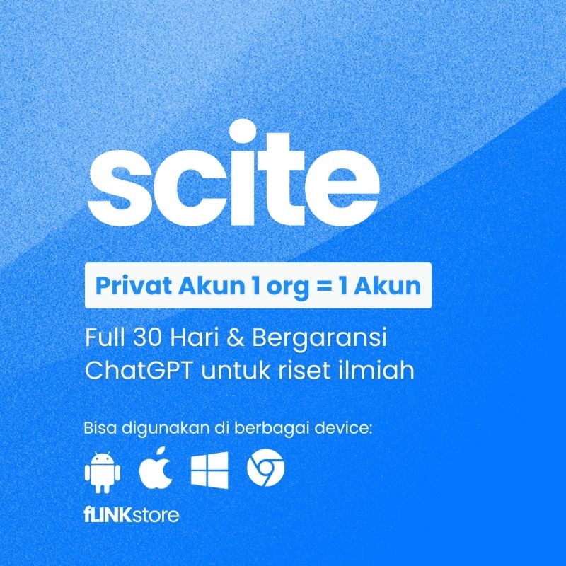Jual SCITE AI PREMIUM PRIVAT AKUN 30 HARI | Shopee Indonesia