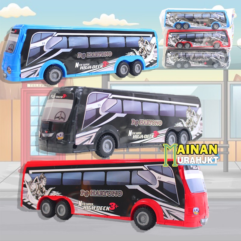 Jual MAINAN MOBIL BUS ANTAR KOTA PO HARYONO IM-13781 FC/OPP MOBIL BUS ...
