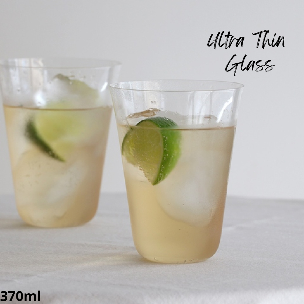 Jual One Two Cups Gelas Kaca /Gelas Cafe / Gelas Aesthetic Kopi Teh Susu Ultra Thin Glass 370ml ...