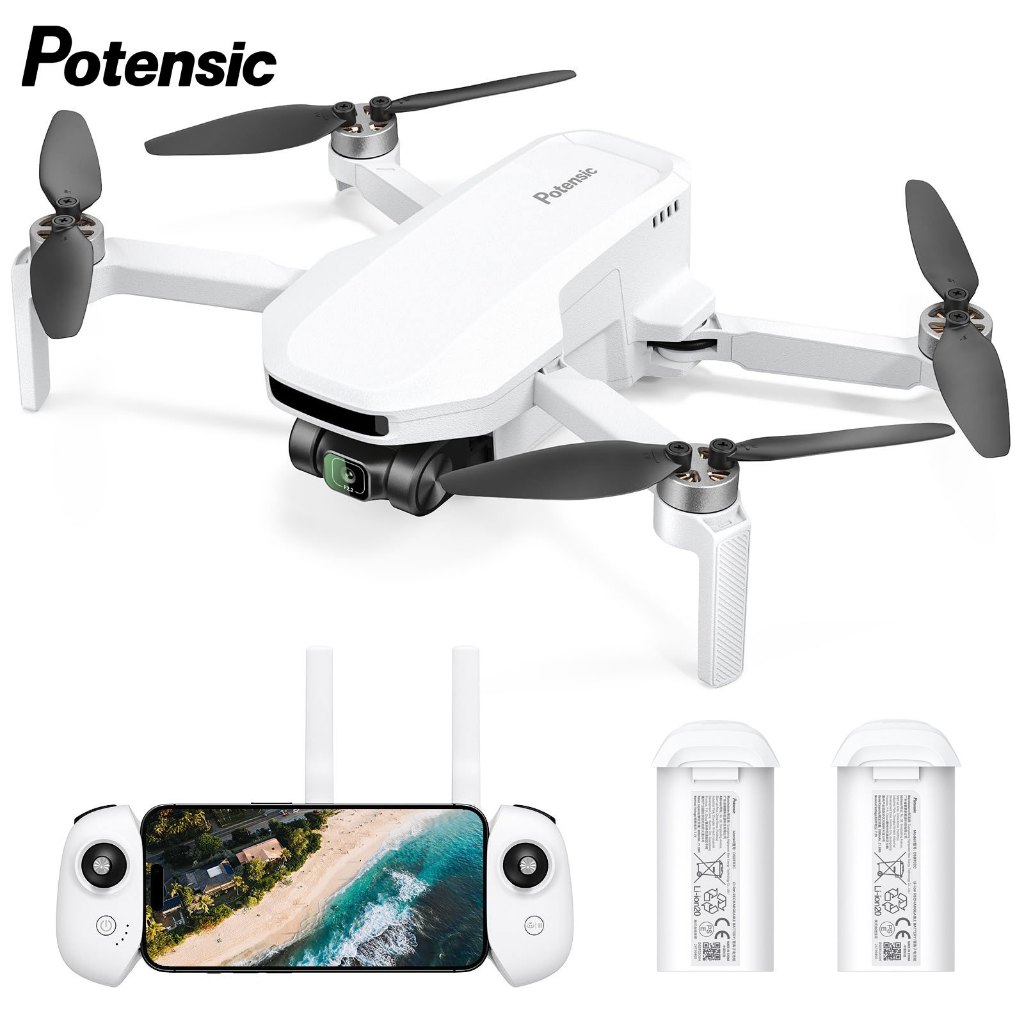 Jual Potensic Atom LT-GPS Drone 4KM FPV Transmission ElS 2.5K Camera 40 ...