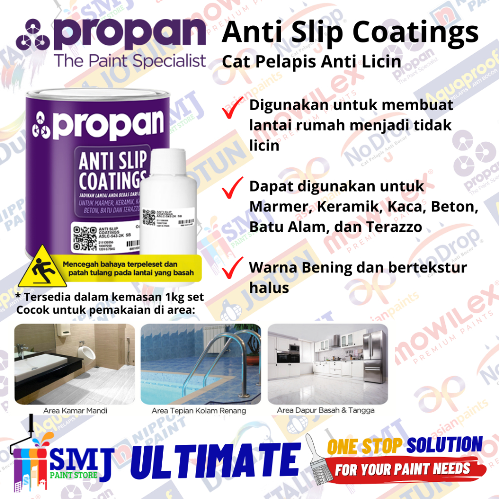 Jual Cat Pelapis Keramik / Marmer ANTI SLIP / LICIN COATING ASLC-543-2K ...