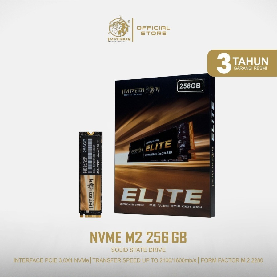 Jual SSD M2 NVme Imperion Elite 256GB PCIe GEN 3x4 | Shopee Indonesia
