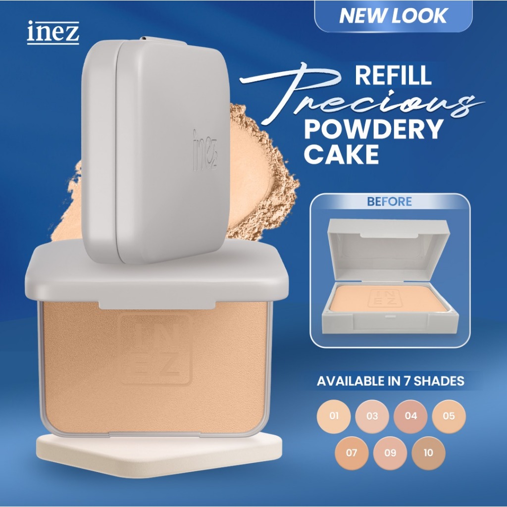 Jual Inez Refill Precious Powdery Cake /PPC / Two Way Cake /Pressed ...