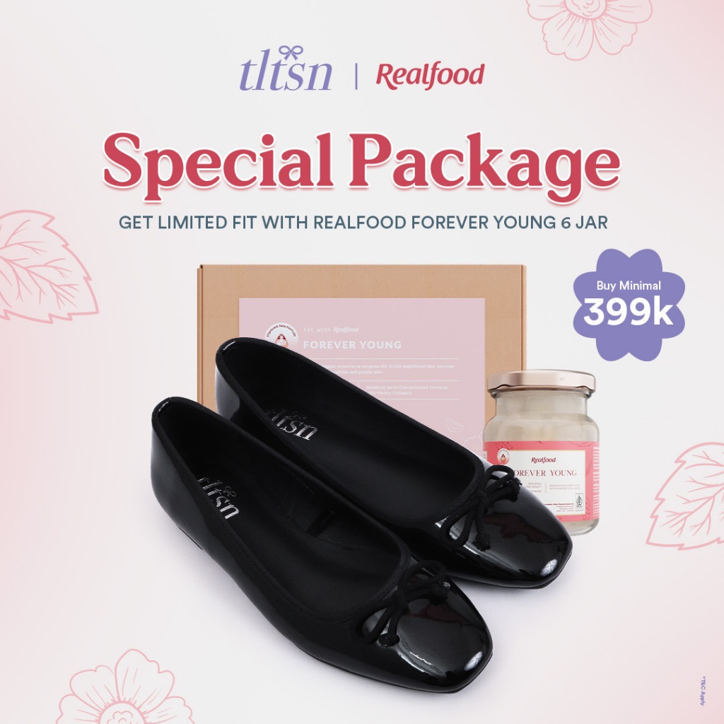 Jual The Little Things She Needs - LOONA Flatshoes Sepatu Wanita Black ...