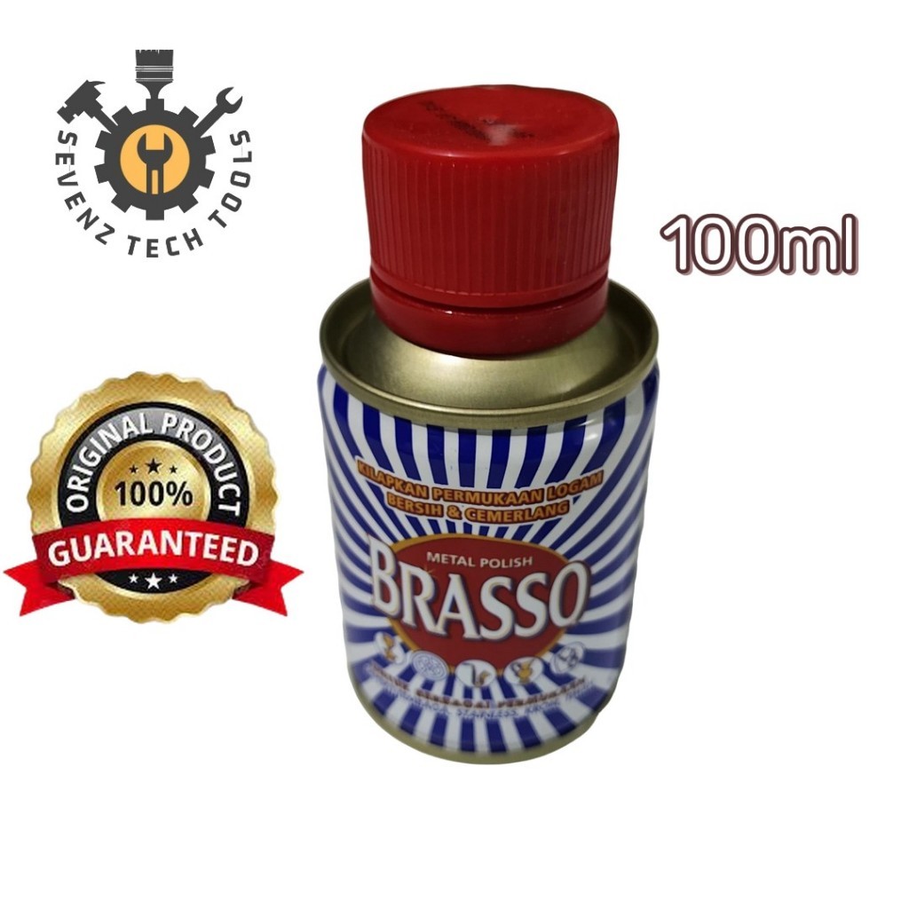 Jual BRASSO 100ML PENGKILAT LOGAM/METAL POLISH 100ML PENGHILANG KARAT PENGKILAP KUNINGAN ATAU ...
