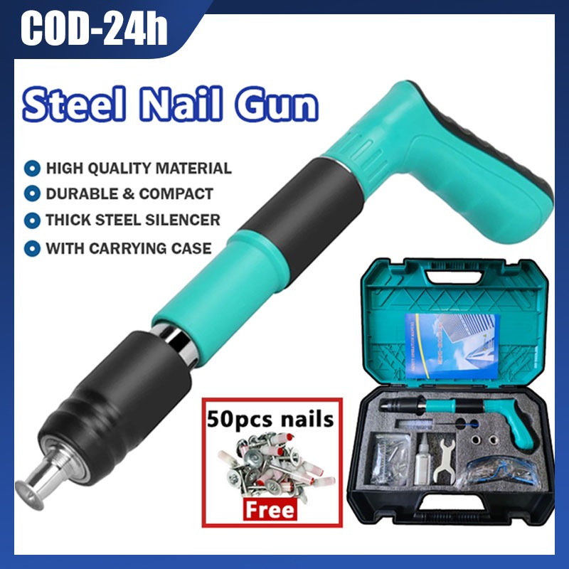 Jual 【Ready Stock+COD】Nail Gun Fastening Gun Ramset Gun Alat Paku ...