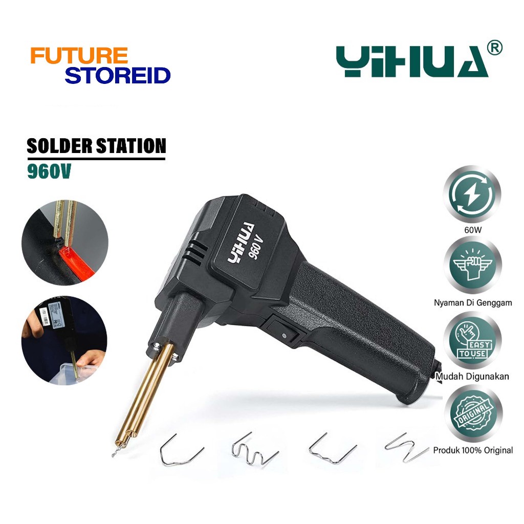 Jual YIHUA SOLDER TANGAN UKIR 960-V ORIGINAL - YIHUA 960V Portable Plastic Welding Kit Hot ...