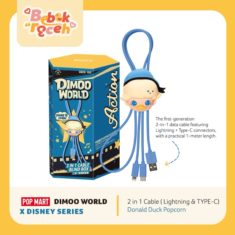 Jual [READY] [100% ORI] POP MART DIMOO WORLD × DISNEY Series-2 in 1 ...