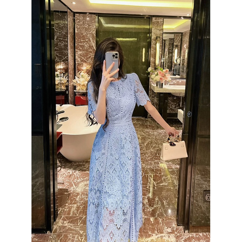 Jual [ADA SIZE JUMBO] D1714 AESUN KOREAN STYLE FLORAL BROCADE VINTAGE ...