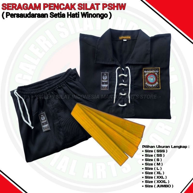 Jual Baju Latihan PSHW - Seragam Pencak Silat SH Winongo - Sakral STK ...