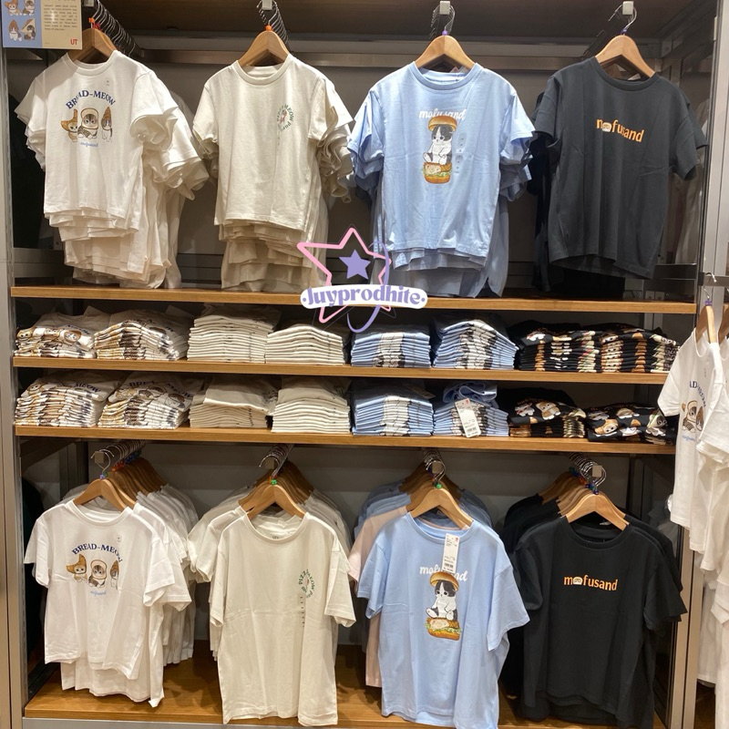 Jual UNIQLO UT MOFUSAND "BREAD-MEOW" ADULT & KIDS | Shopee Indonesia