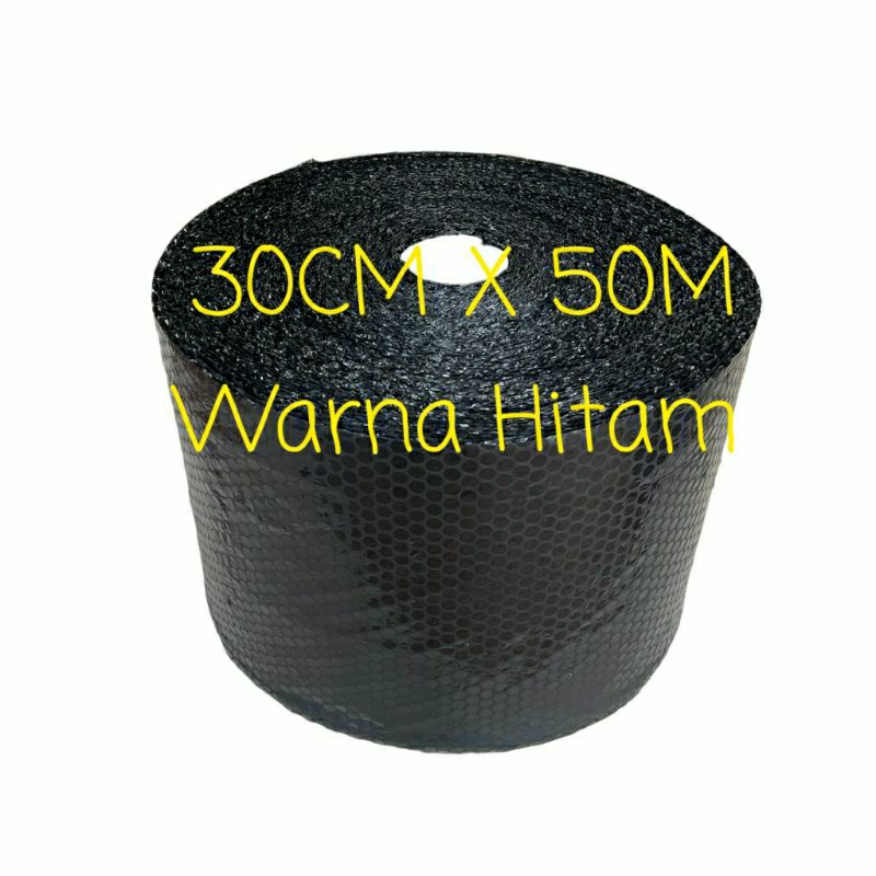 Jual BUBBLE WRAP 30CM X 50M HITAM | Shopee Indonesia