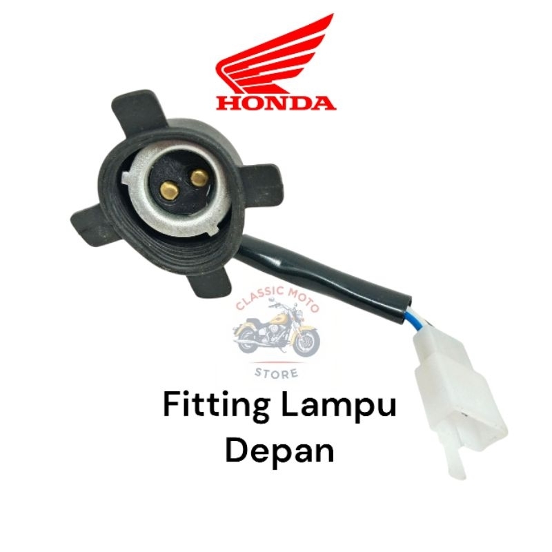 Jual Fitting soket lampu Depan Honda Beat Scoopy Spacy Vario All ...