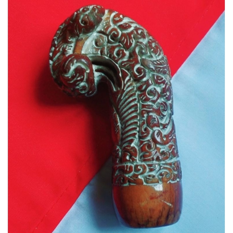 Jual deder keris antik | hulu keris mirip gading | handle keris tulang ...