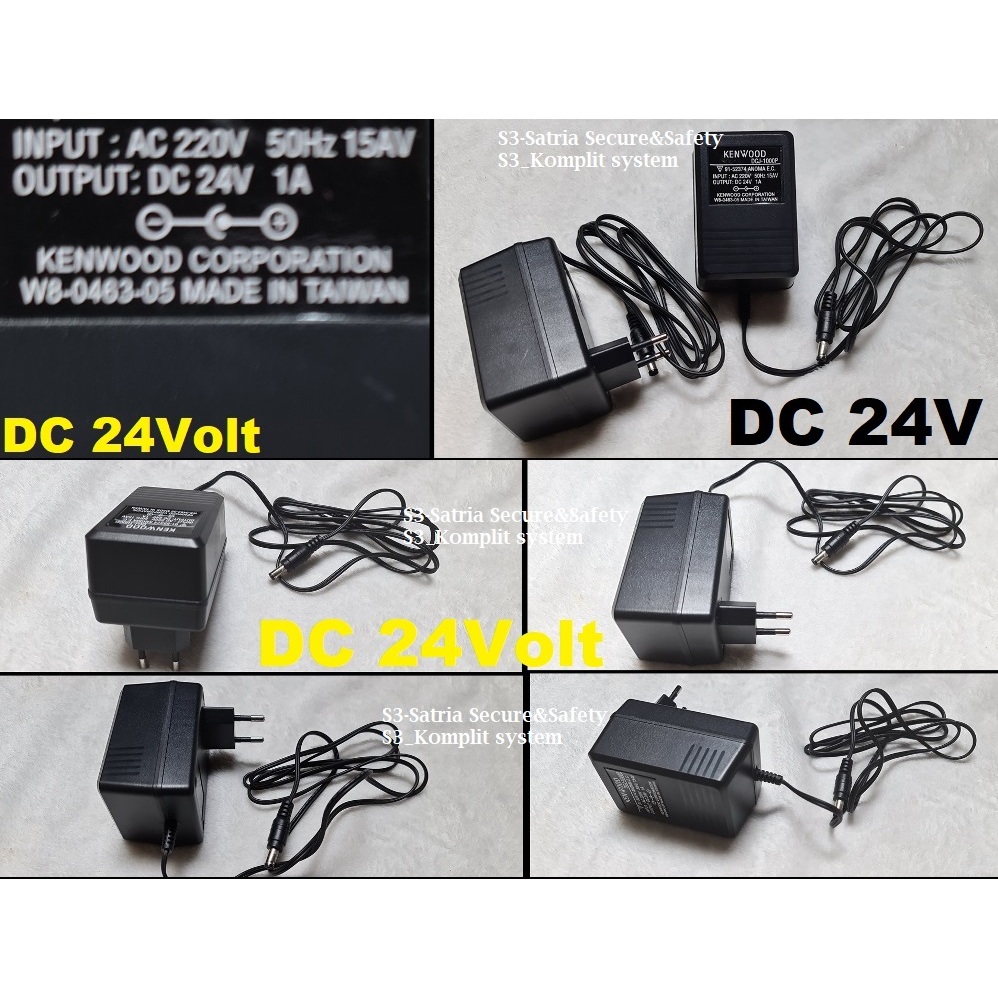 Jual 24v 1a model TRAFO Adaptor Kenwood Mikrotik Ubiquity compatible ...
