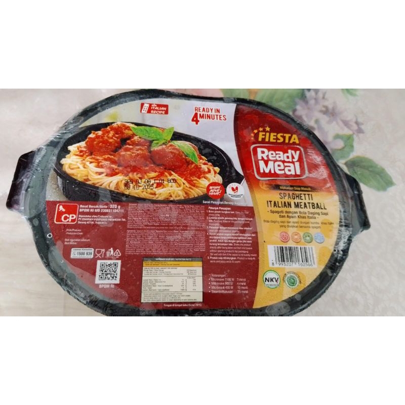 Jual fiesta ready meal spaghetti Italian meatball | Shopee Indonesia