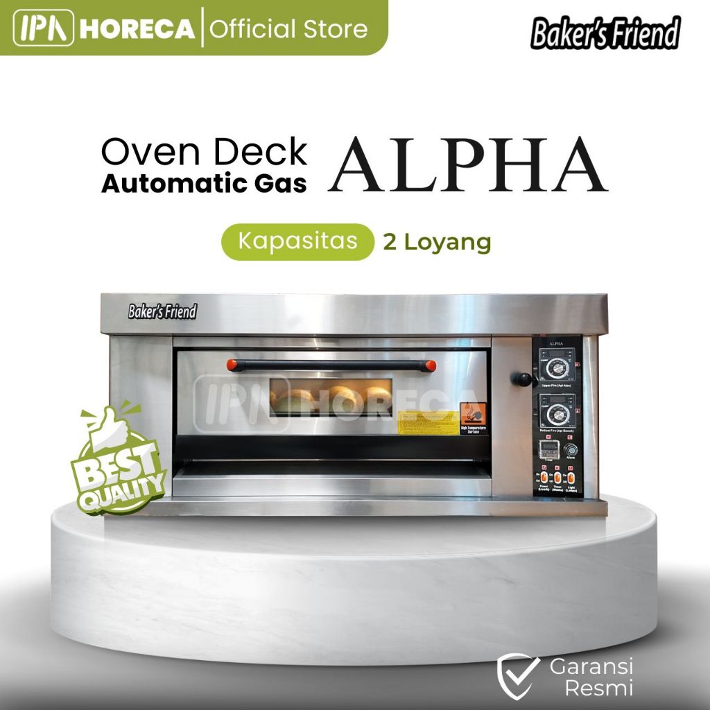 Jual Baker's Friend Alpha - Oven Deck Automatic Gas / Oven Deck Baking ...