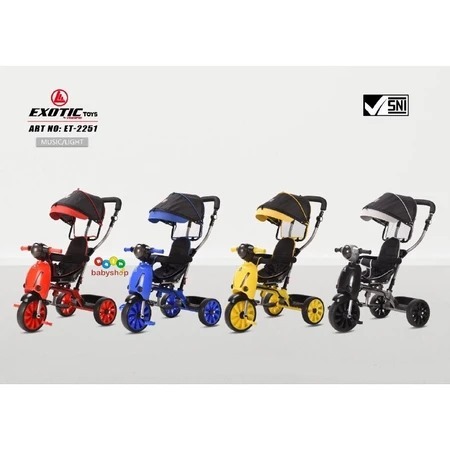 Jual SEPEDA ANAK RODA TIGA EXOTIC ET-2251/ SEPEDA USIA 1-5 TAHUN ...