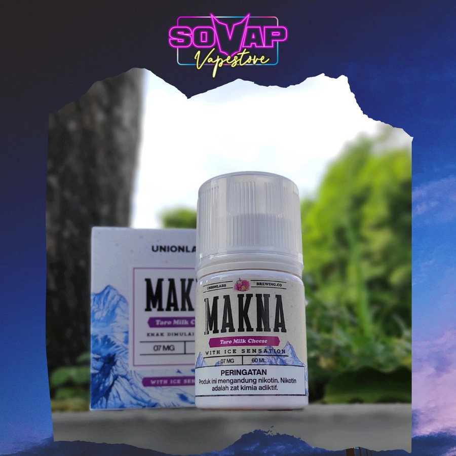 Jual Makna V2 Taro Milk Cheese ICE 3mg & 7mg 60ml | Makna ICE Edition ...