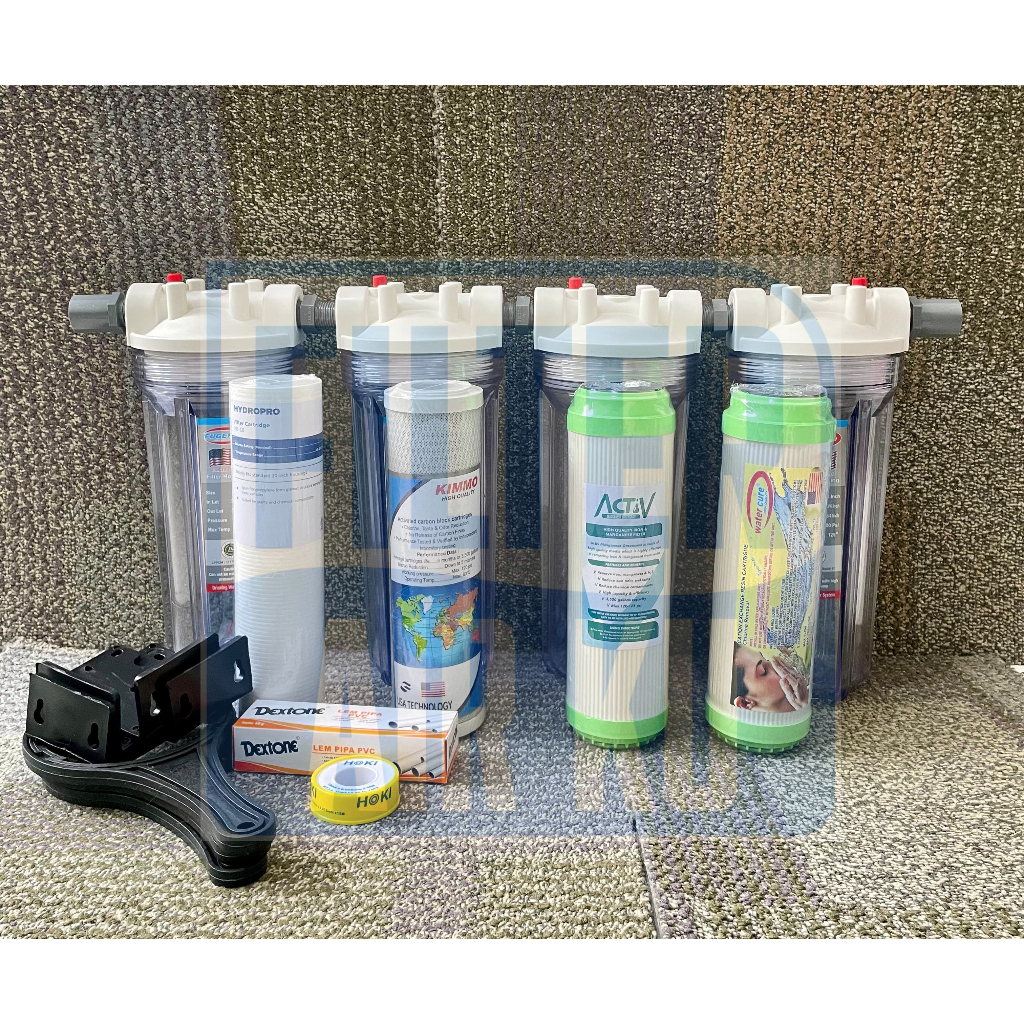 Jual PAKET FILTER AIR KOMPLETE I ( SEDIMEN - CTO - RESIN - MANGAN ) 10 ...