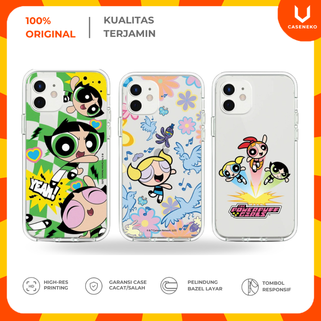 Jual Casing The Powerpuff Girls PPG Buttercup, Bubbles, Blossom Phone ...