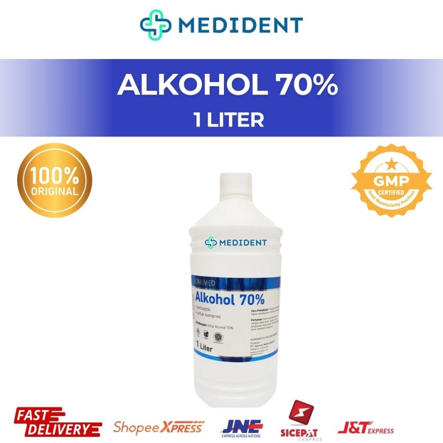 Jual Alkohol 70% 1 Liter / Alkohol 70% / Alkohol 1 Liter / Alkohol ...