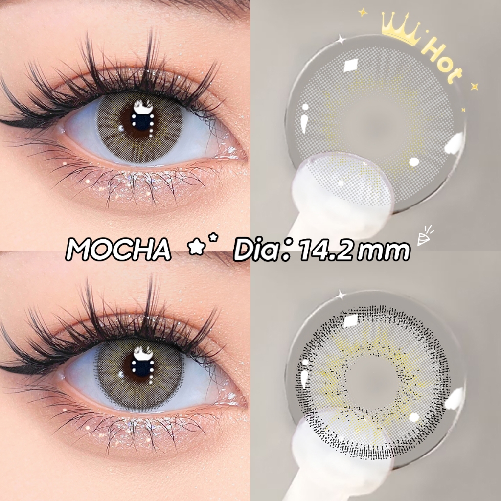 Jual [COD] COLORVISTA SOFTLENS MOCHA COLOR LENSA KONTAK Softlens Hitam ...