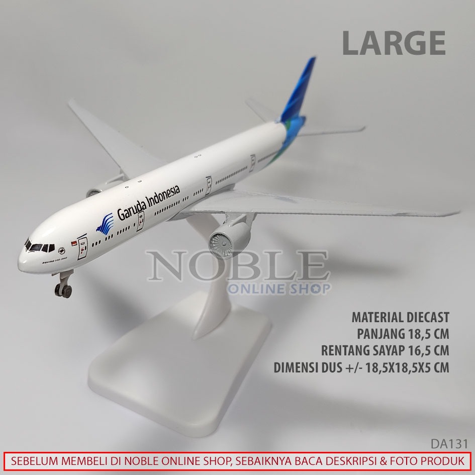 Jual [LARGE] Diecast Pesawat Garuda PK-GIF Airlines Airplane Maskapai ...