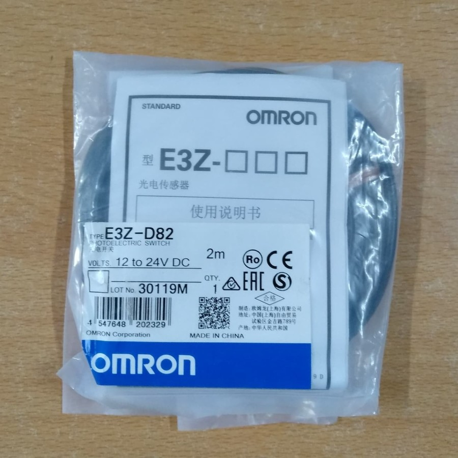 Jual Omron E3Z-D82 - Sensor Fotoelektrik PNP IP67 Presisi Tinggi ...