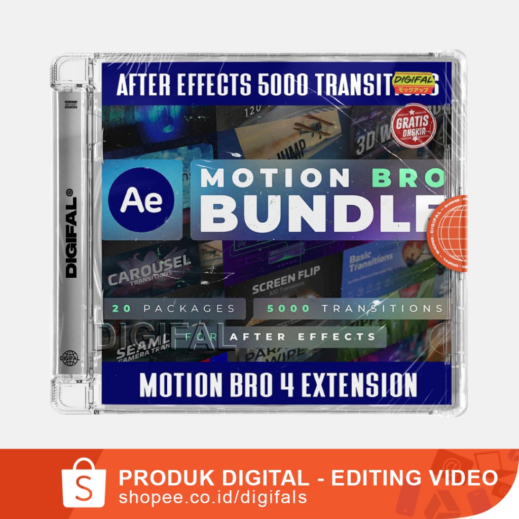 Jual Motion Bro 4 - Bundle for After Effects 5000 Transitions | Shopee ...