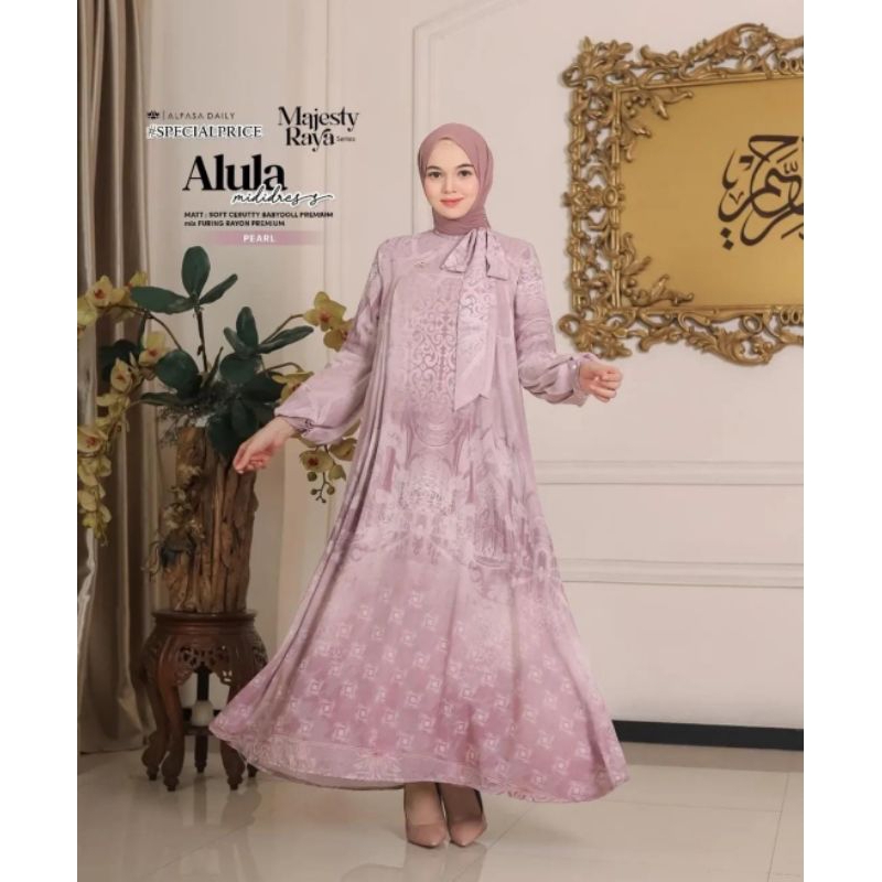 Jual Alula Midi Dress By Alfasa | Shopee Indonesia
