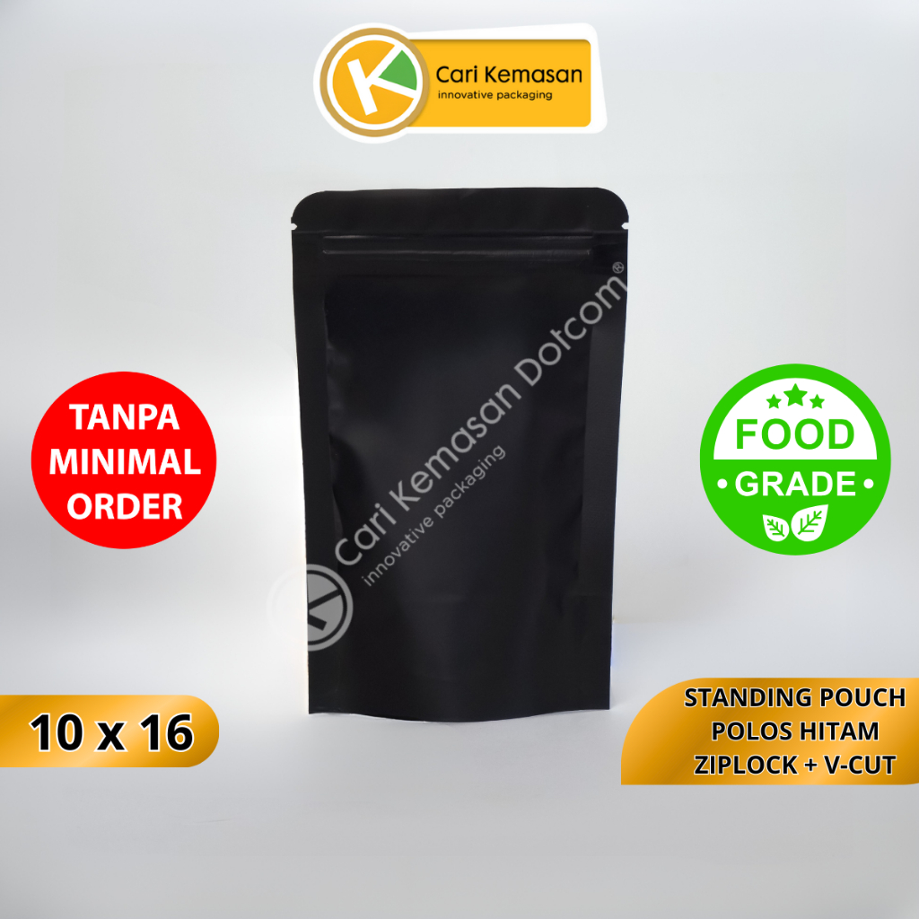 Jual [TANPA MINIMAL ORDER] Standing Pouch 10 x 16 Kemasan Plastik ...