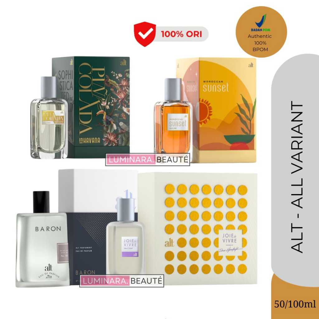Jual ALT Parfume 50 ML / 100 ML JOIE de VIVRE Pina Colada Uptown Foxy ...