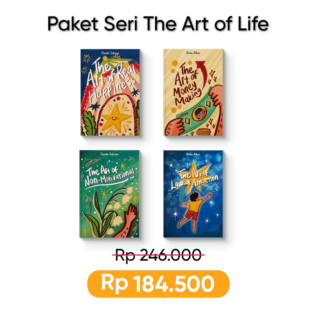 Jual Shira Media - Paket Full Seri The Art of Life - Brian Adam & Claudia Sabrina - Second Hope ...