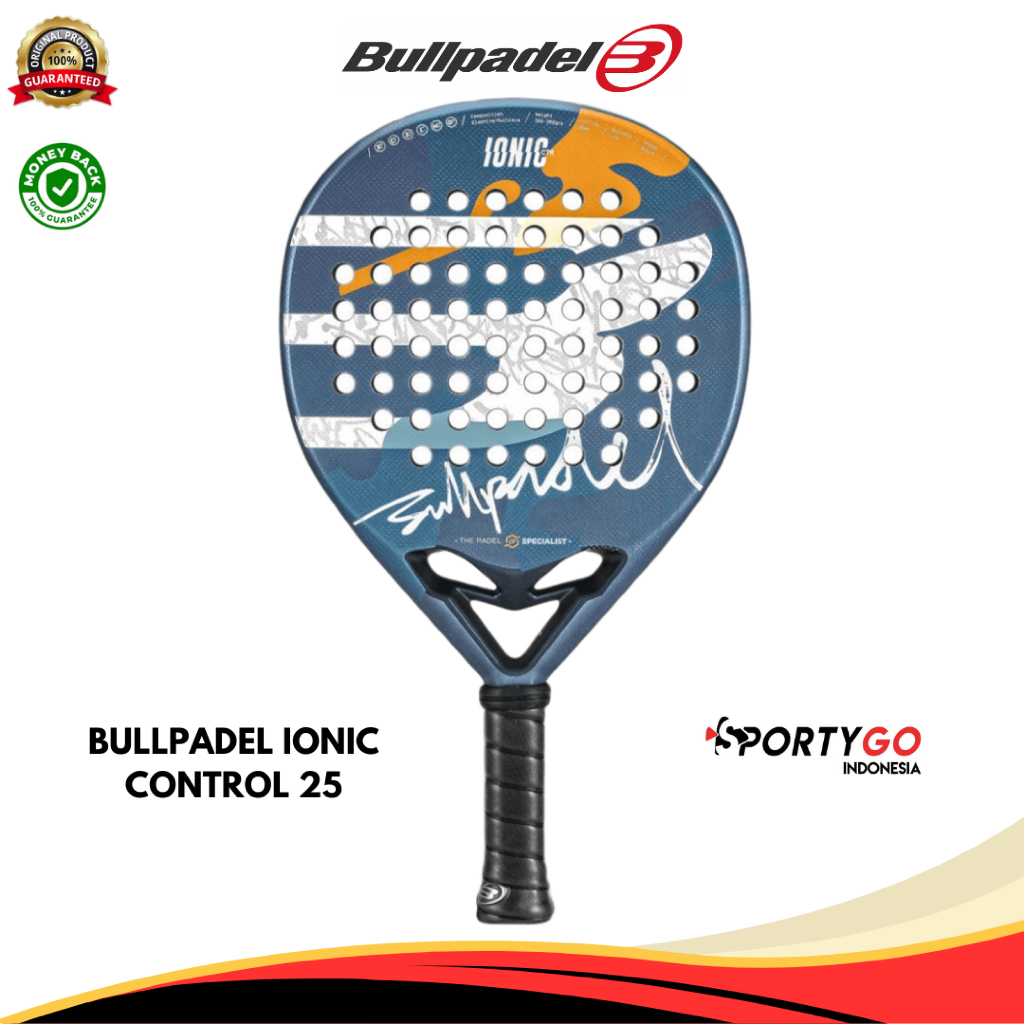 Jual Padel Racket Bullpadel Ionic Control 25 | Raket Padel Bullpadel ...