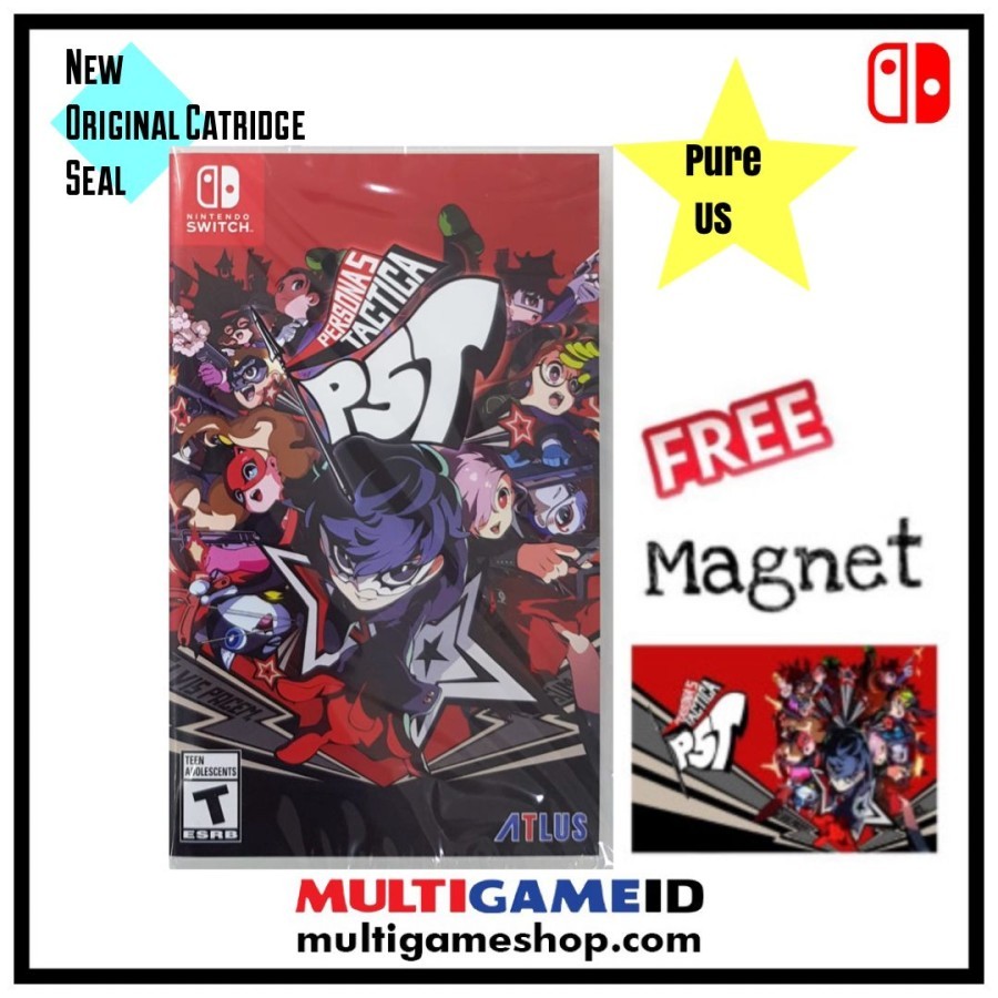 Jual Switch Persona 5 Tactica / P5T +Magnet English US Version | Shopee Indonesia