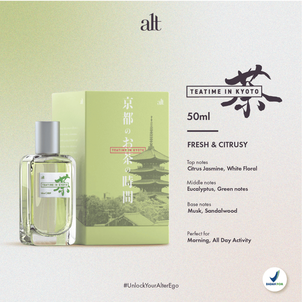 Jual ALT Perfumery | Teatime in Kyoto | 50ml | Eau De Parfum | Fresh ...