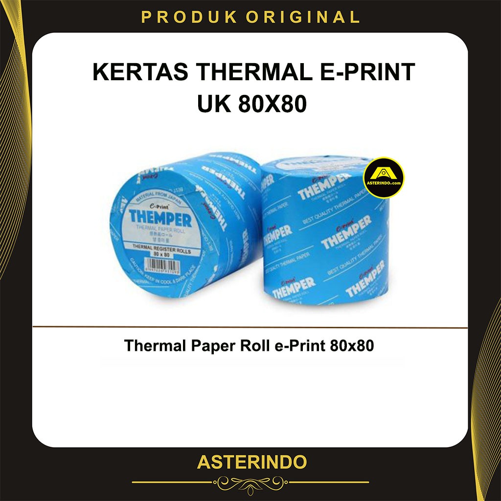 Jual Kertas Thermal Struk Kasir Ukuran 80x80 mm Paper Roll 80 x 80mm ...