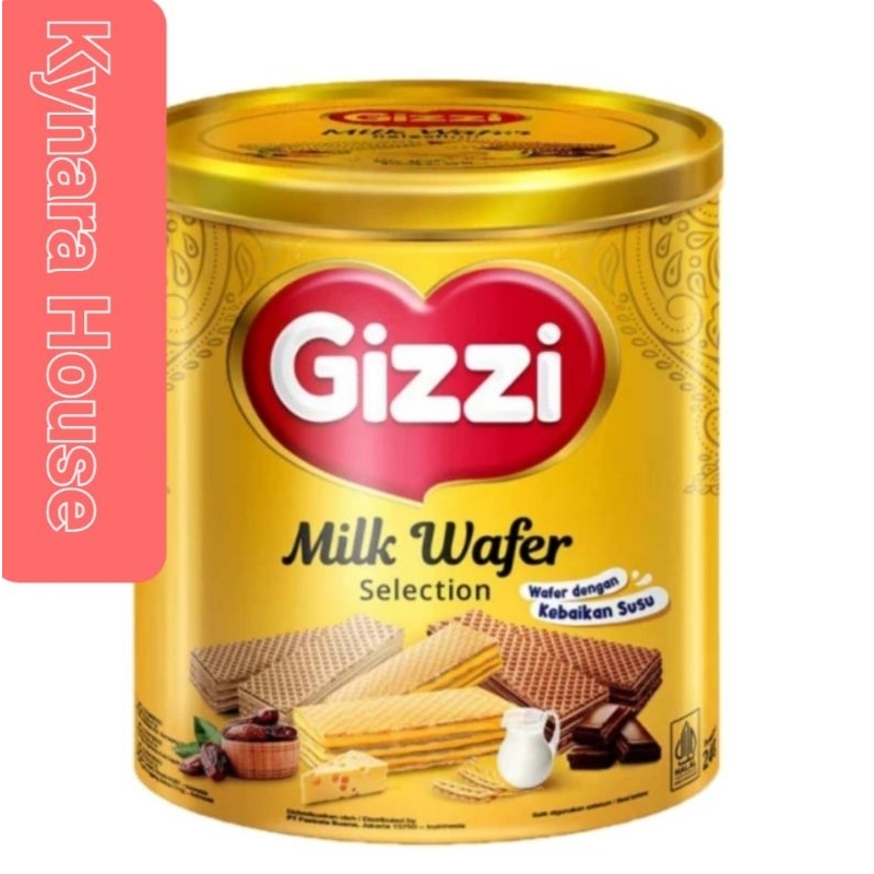 Jual Gizzi Milk Wafer Selection Kaleng 240gr | Shopee Indonesia