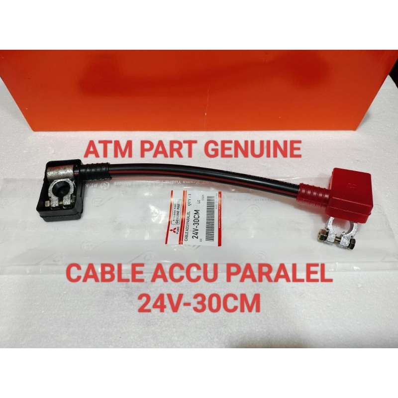 Jual KABEL AKI PARALEL 24V 30CM ASLI KAWAT TEBAL | Shopee Indonesia