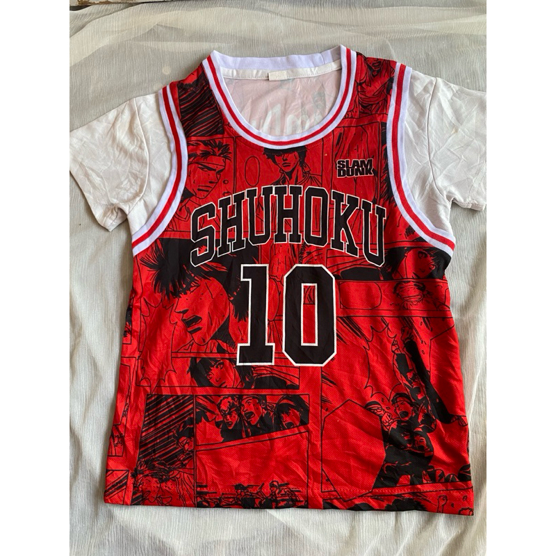 Jual Atasan Jersey Basket Rukawa Shuhoku Slam Dunk anime edisi spesial ...