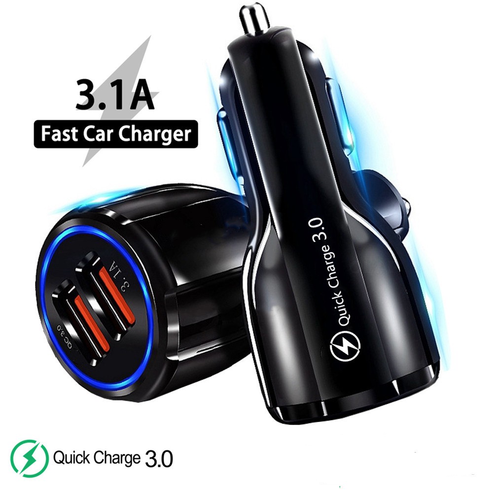 Jual 6A - Fast Charging Mobil Quick Car Charger Casan Mobil Qualcomm 3. ...
