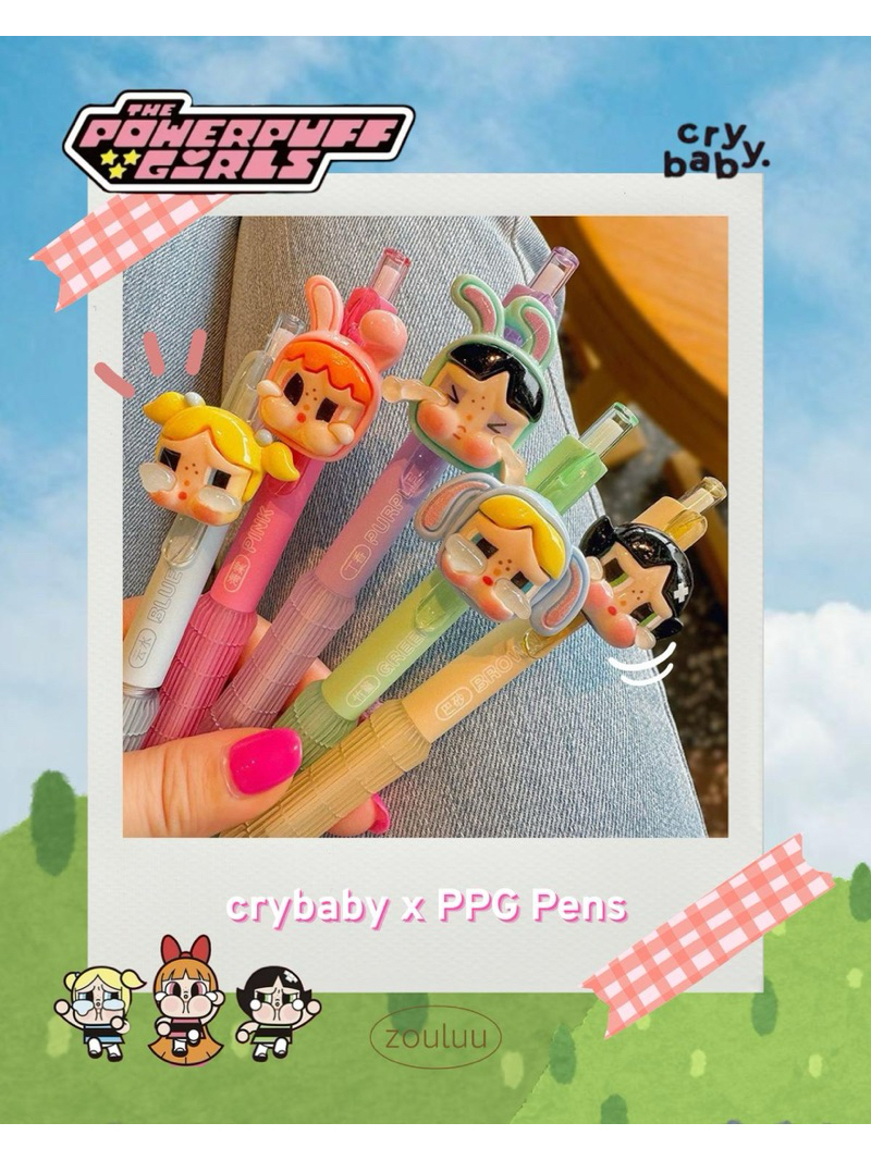 Jual Crybaby Powerpuff Girls PPG Pen Pulpen Hitam 0.5 | Shopee Indonesia