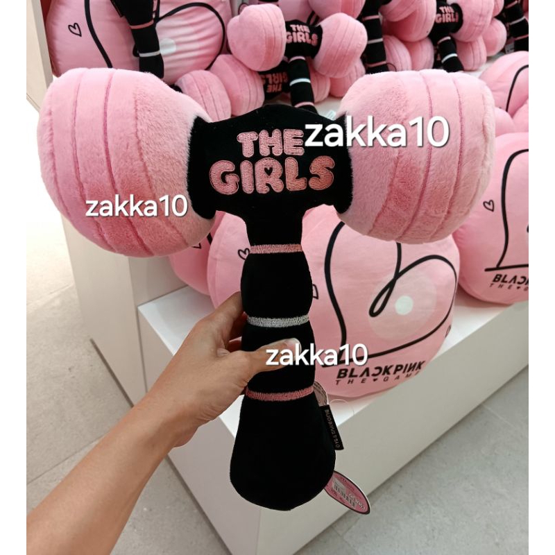 Jual Miniso Blackpink The Girls Embroidered Pink Hammer Plush Toy ...