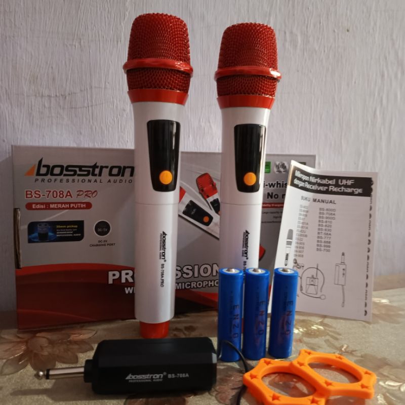 Jual MIK WIRLES DOUBEL MIK. MERK BOSSTRON ( BISA DI CAS ) | Shopee ...